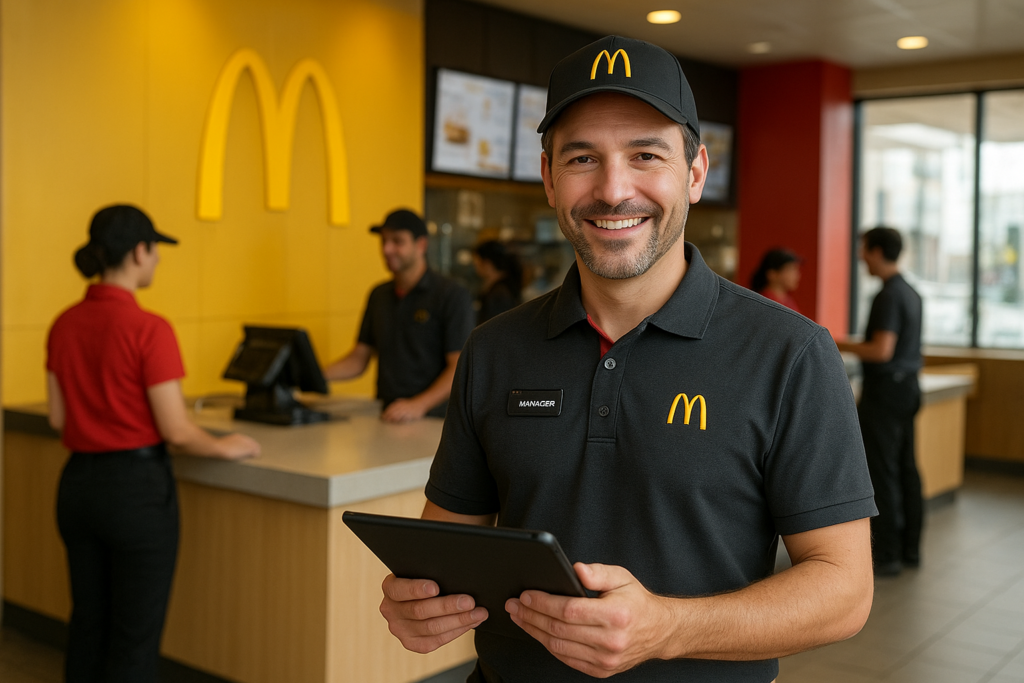 Salaire manager McDo 2025 : chiffres, primes et avantages