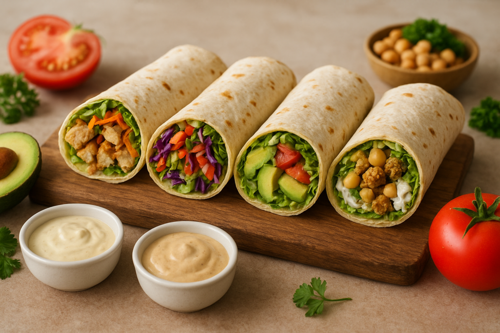 Wraps maison : 10 recettes faciles en 25 min (2026)